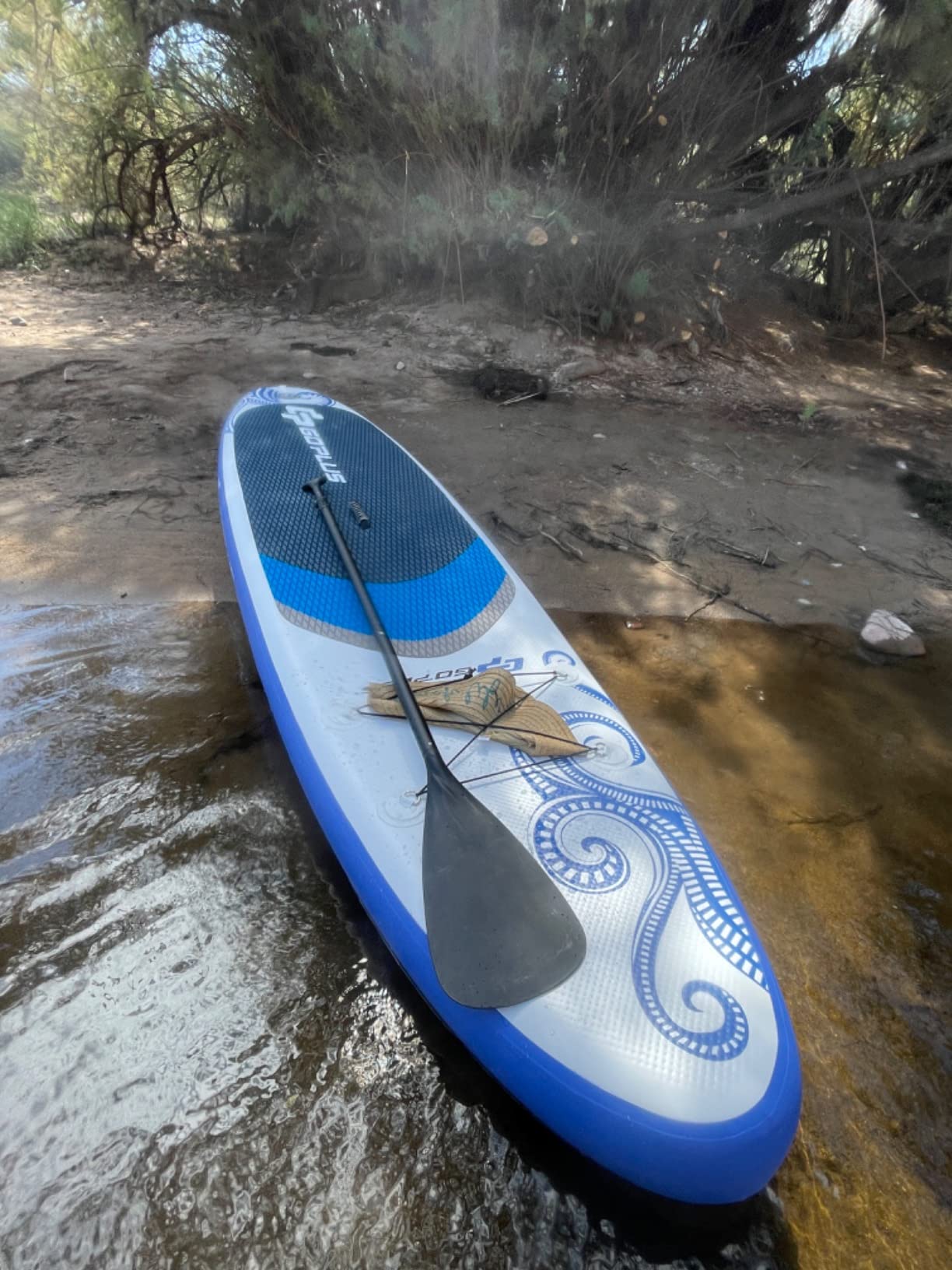 $28/mo - Finance GYMAX Inflatable Stand Up Paddleboard, 6.5" Surfing ...