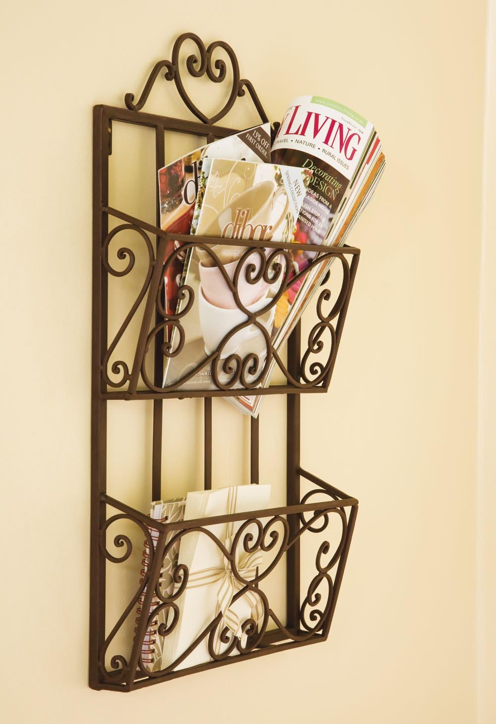 Wall Magazine Letter & Magazine Rack : Amazon.co.uk: Home & Kitchen