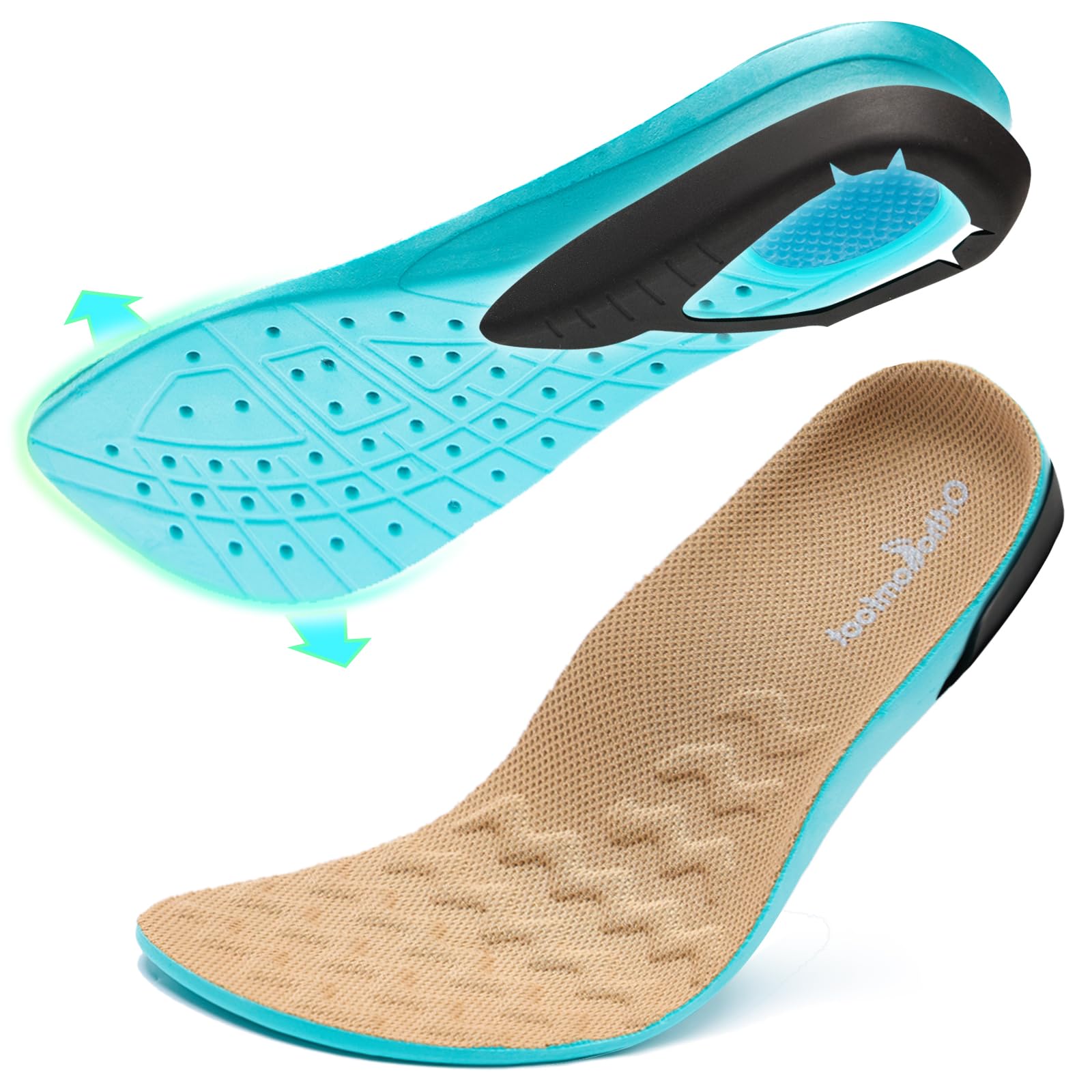 Snapklik.com : Wide Plantar Fasciitis Inserts For Men, Breathable ...