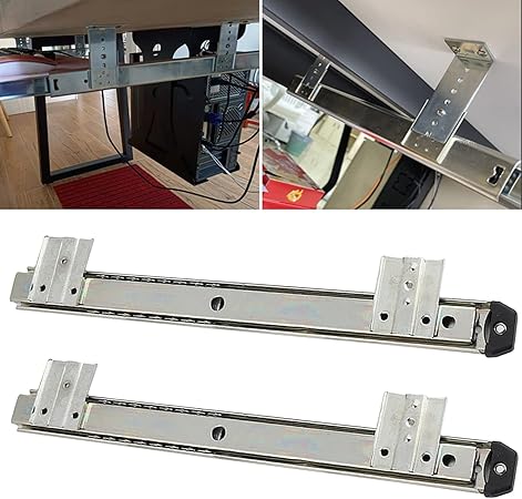 Amazon.com: SAGIDAR Drawer Slides Telescopic, 1 Pair Ball Bearing ...