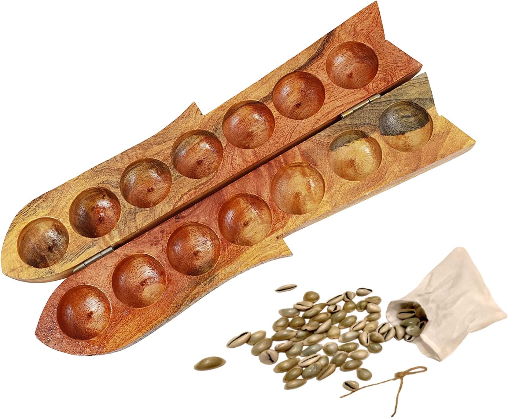 Buy AATIKE Toys Ali Guli Mane Wooden Board Game for Kids - Brown Online ...