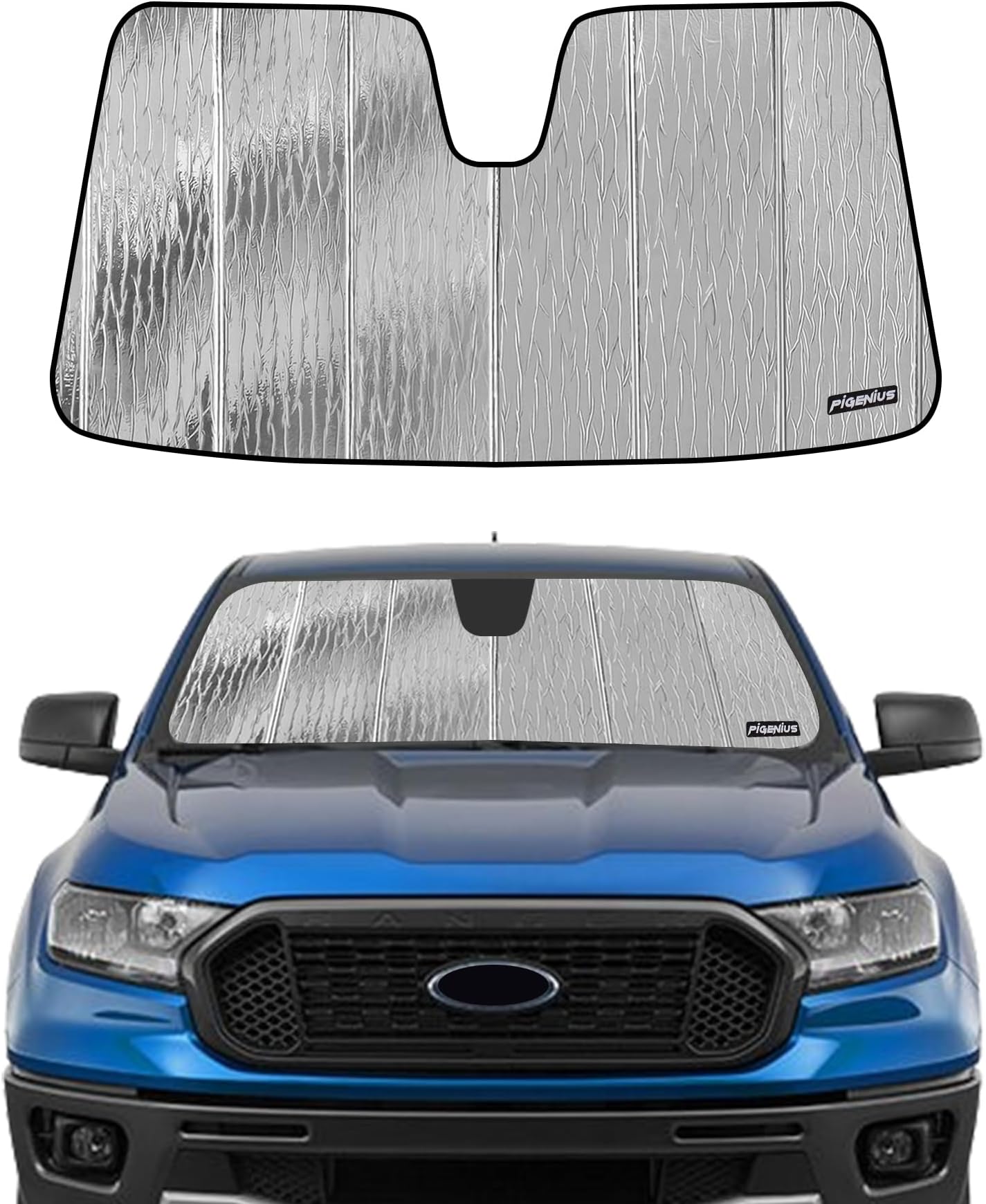 Amazon.com: Pigenius Windshield Sun Shade for 2019 2020 2021 2022 2023 ...