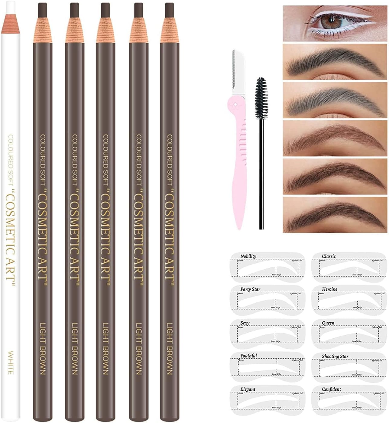 Amazon.com : MADLUVV Brow Stamp Refill* - Color Stamp for Brows & Root ...