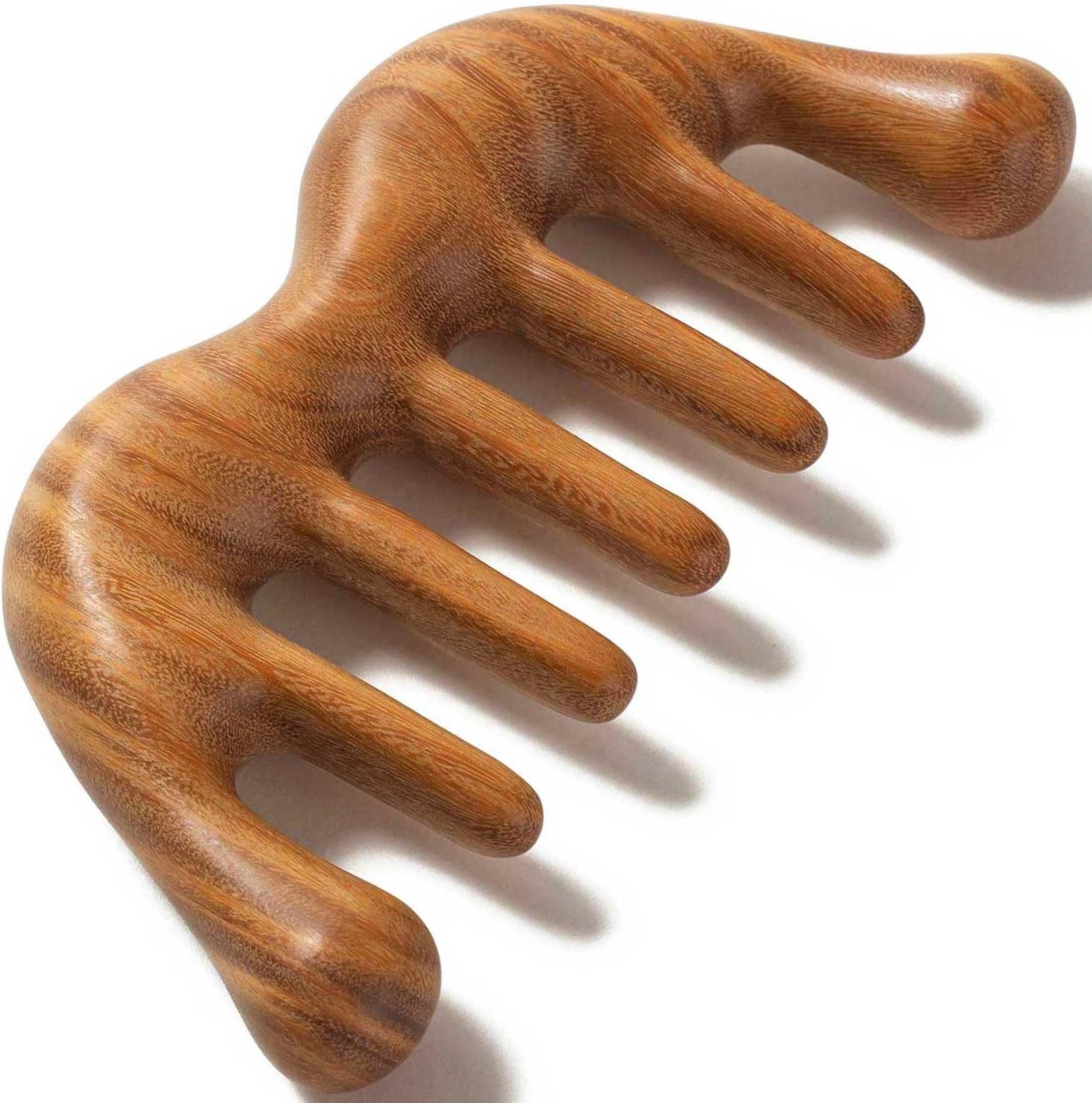 Amazon.com : FIRSTPELLA Sandalwood Scalp Detox Comb Set - Tooth Wooden ...