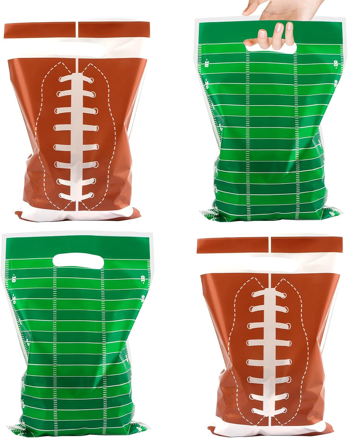Amazon.com: Football Goodie Bags, 50 PCS Football Party Favor Bags ...