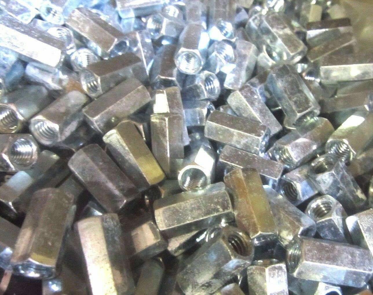 Amazon.com: 5/16-18 X 7/8 Hex Rod Coupling Nuts Threaded Rod Connectors ...