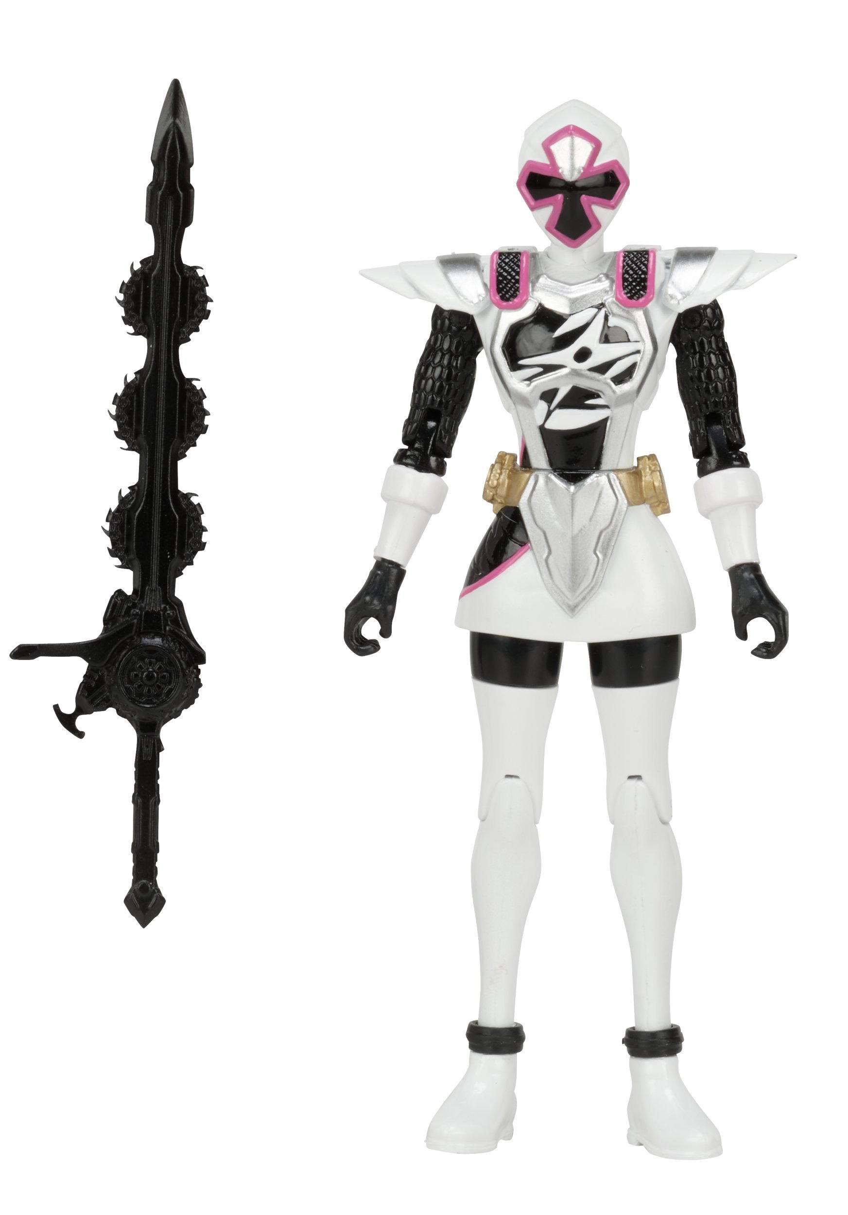 Power Rangers Ninja Steel 5-Inch Ninja Master Mode White Ranger Figure ...