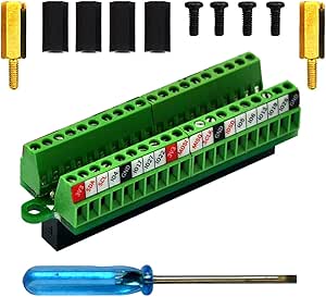 OONO Ultra-Small RPi GPIO Terminal Block Breakout Board Module, for ...