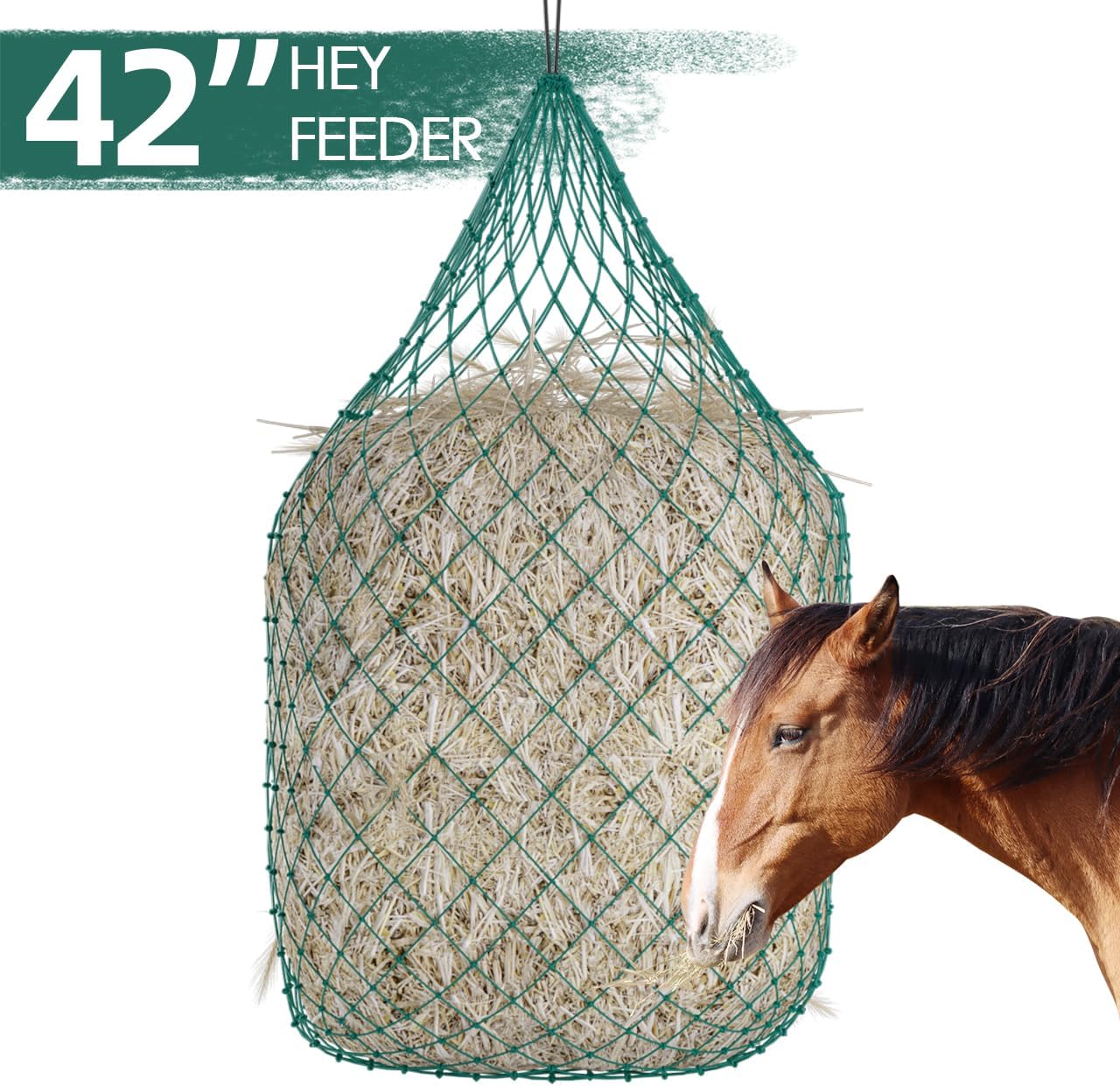 Amazon.com: MR Classic Hay Feeder, 42” Length w/ 2” Holes Hay Net, Hay ...
