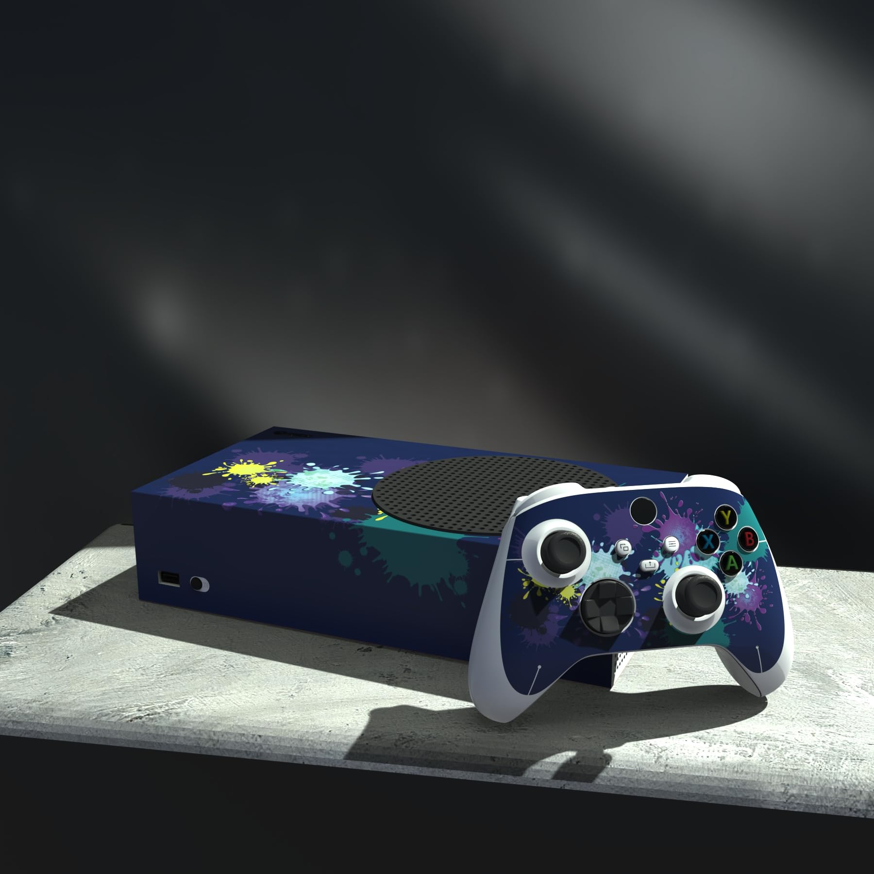 Snapklik.com : PlayVital Splattering Paint Custom Vinyl Skins For Xbox ...