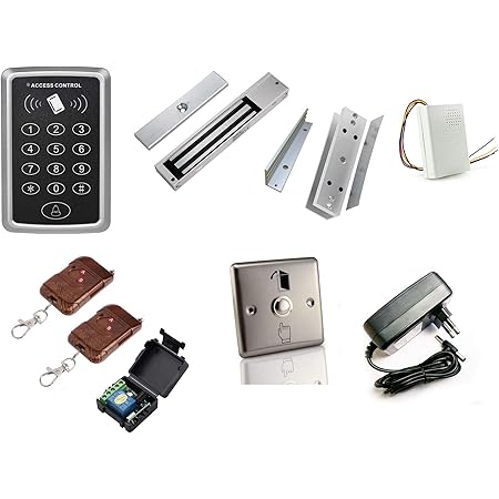 NAVKAR SYSTEMS Electro Magnetic Door Lock for Single Door with Remote ...