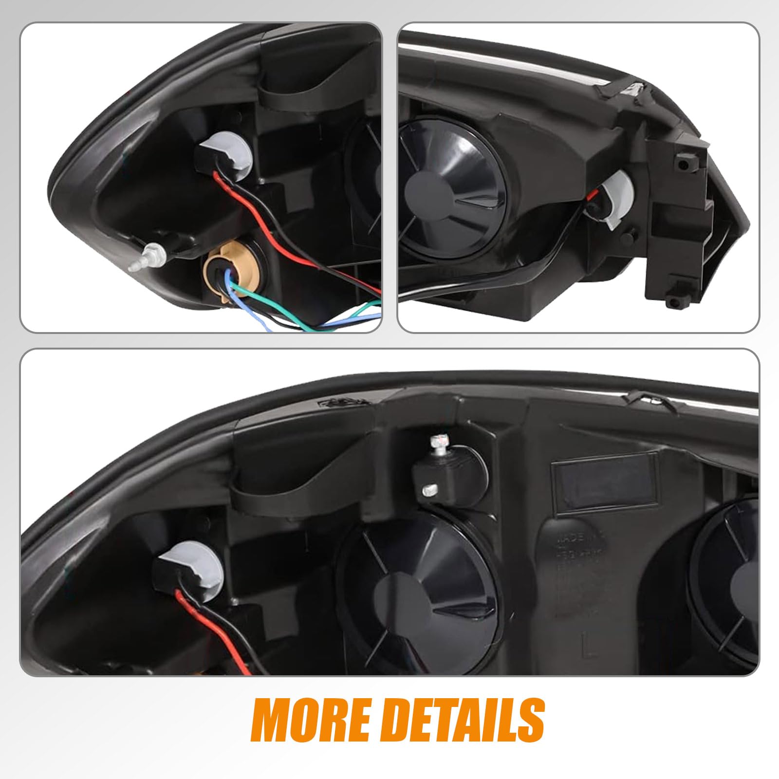 Snapklik.com : Headlights For 2006-2013 Chevy Impala, LED Headlight ...