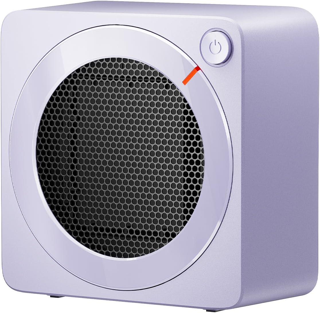Amazon.com: Portable Electric Space Heater - Matte Purple PTC Ceramic ...