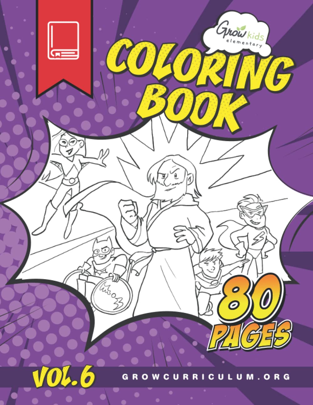 Amazon.com: Elementary Grow Kids Coloring Book (Volume 6): 80 Coloring ...
