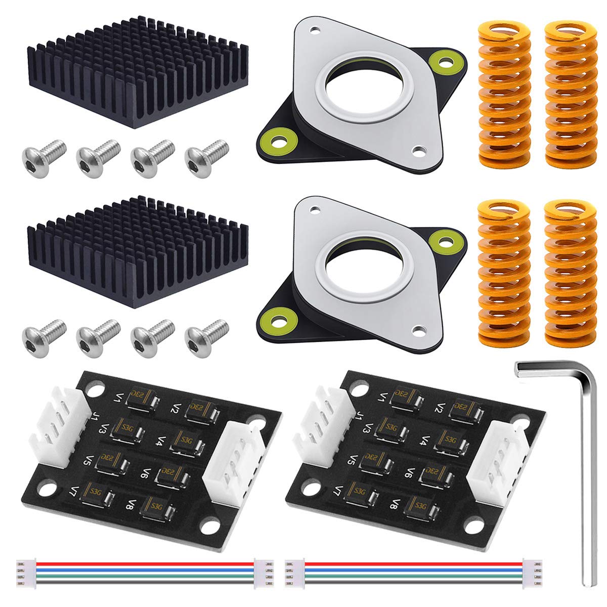 Youmile 2PCS Nema17 Stepper Motor Damper and Rubber Vibration Dampers ...