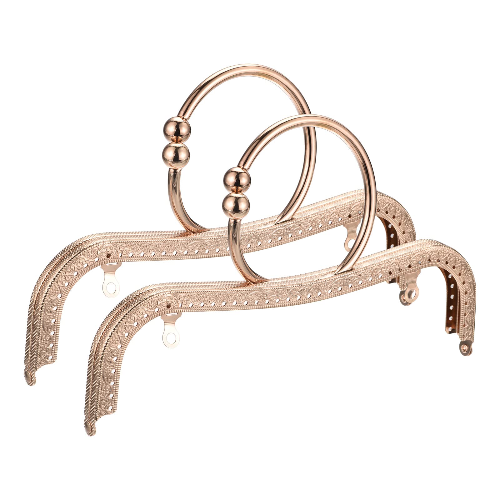 Amazon.com: uxcell Metal Purse Frames - 8.66" 2Pcs Kiss Lock Clasp ...