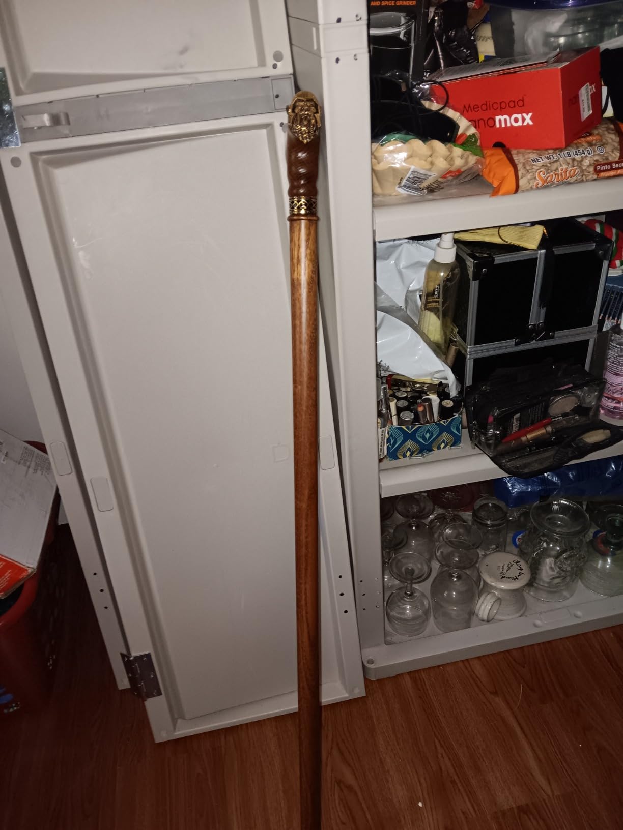 Amazon.com: Custom Wooden Walking Cane for Men - Thor Viking - Designer ...