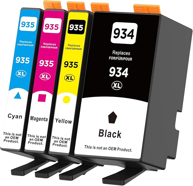 Amazon.com: 934XL 935XL Compatible Ink Cartridge Replacement for HP 934 ...