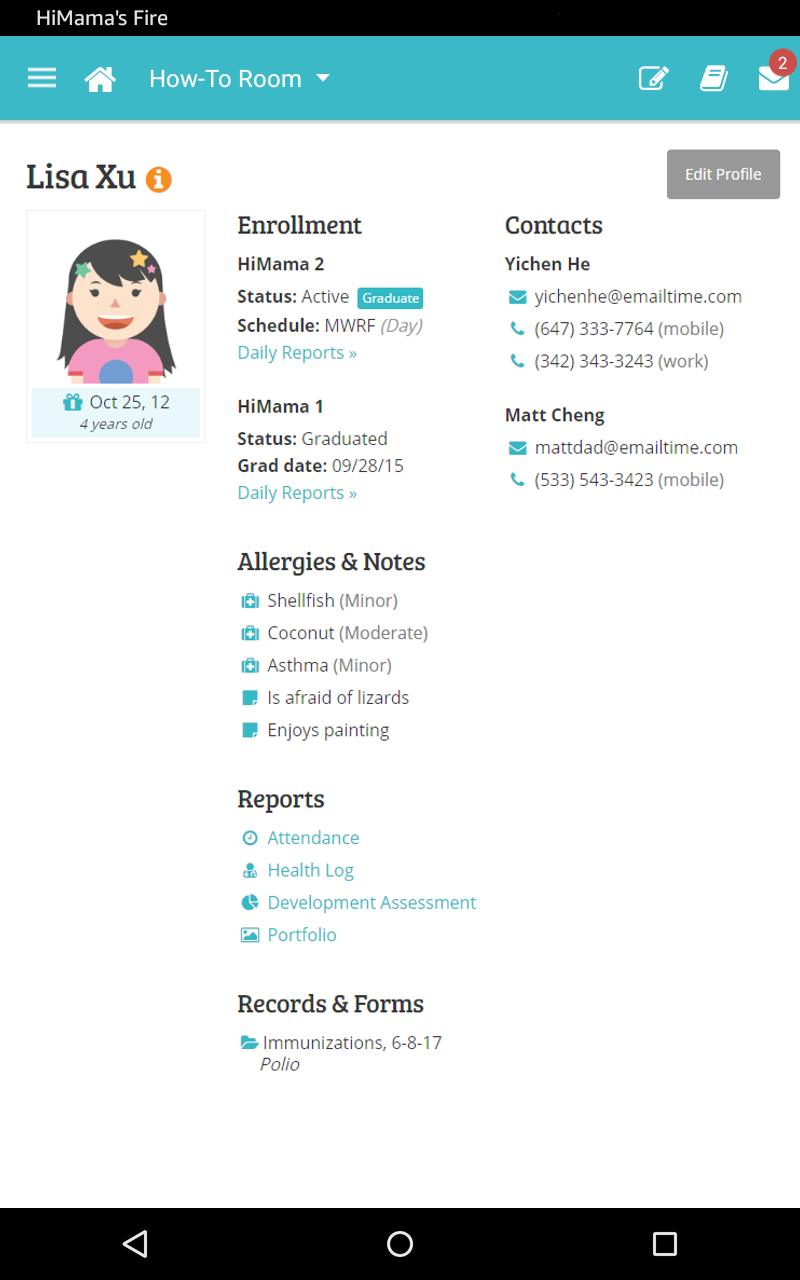 HiMama – The Childcare App - App on Amazon Appstore