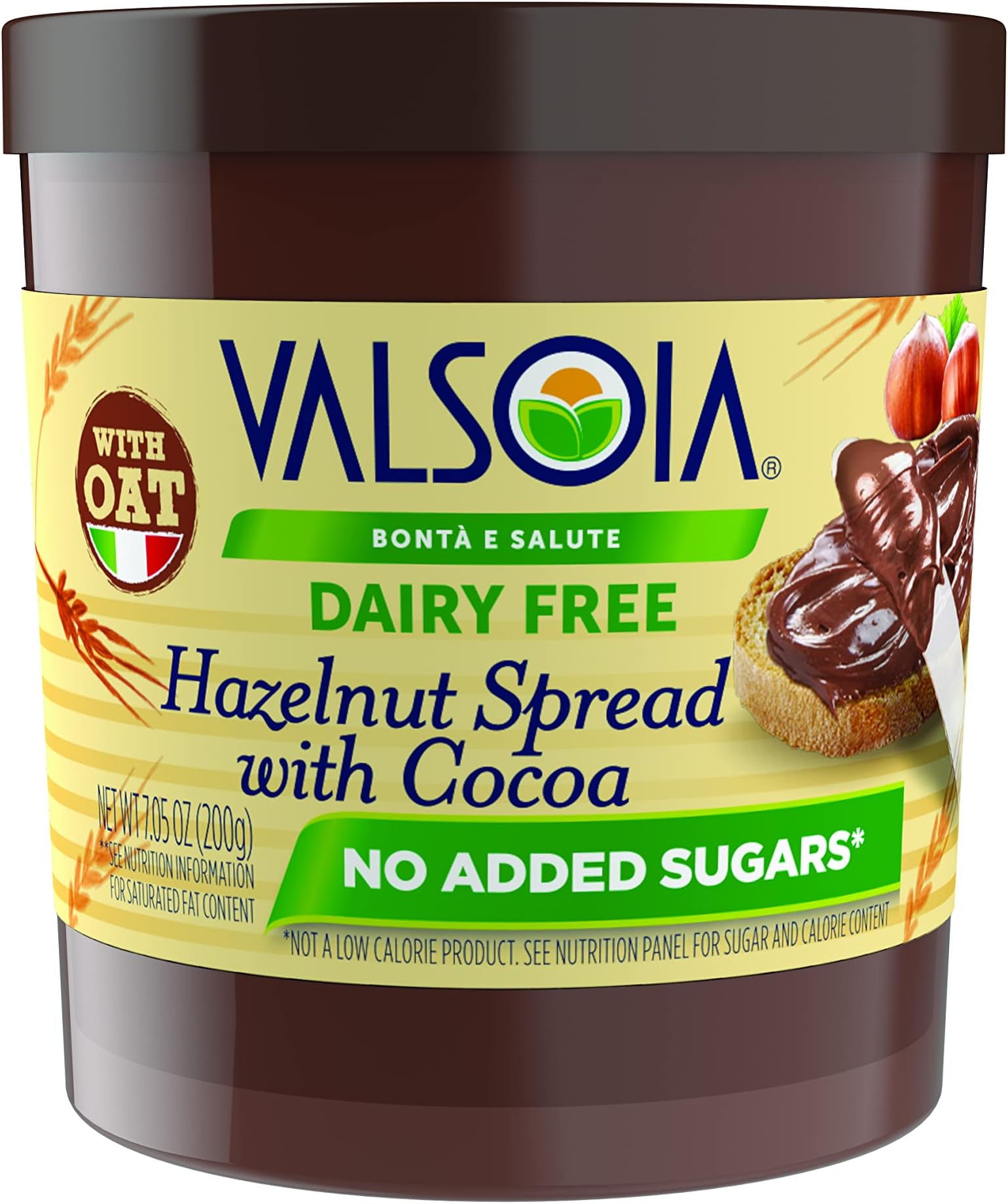 Amazon.com : Hazelnut Spread with Cocoa, Sugar Free, Dairy Free, with ...