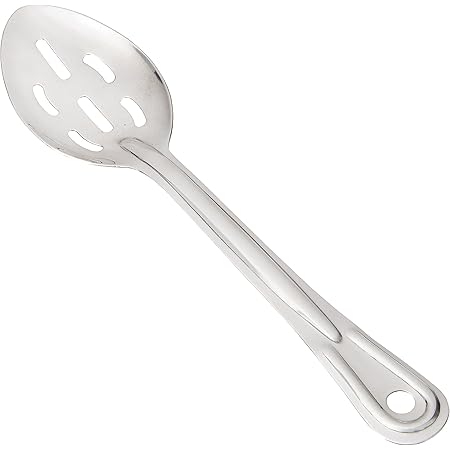 Amazon.com: Winco Solid Stainless Steel Basting Spoon, 11-Inch: Cooking ...