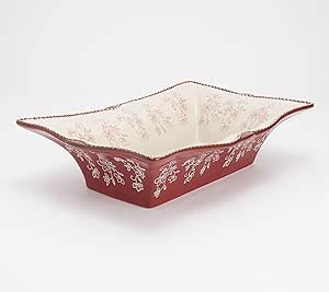 Amazon.com: Temp-tations 2.5 Qt Flared Rectangle Baker/Serving Dish, 15 ...