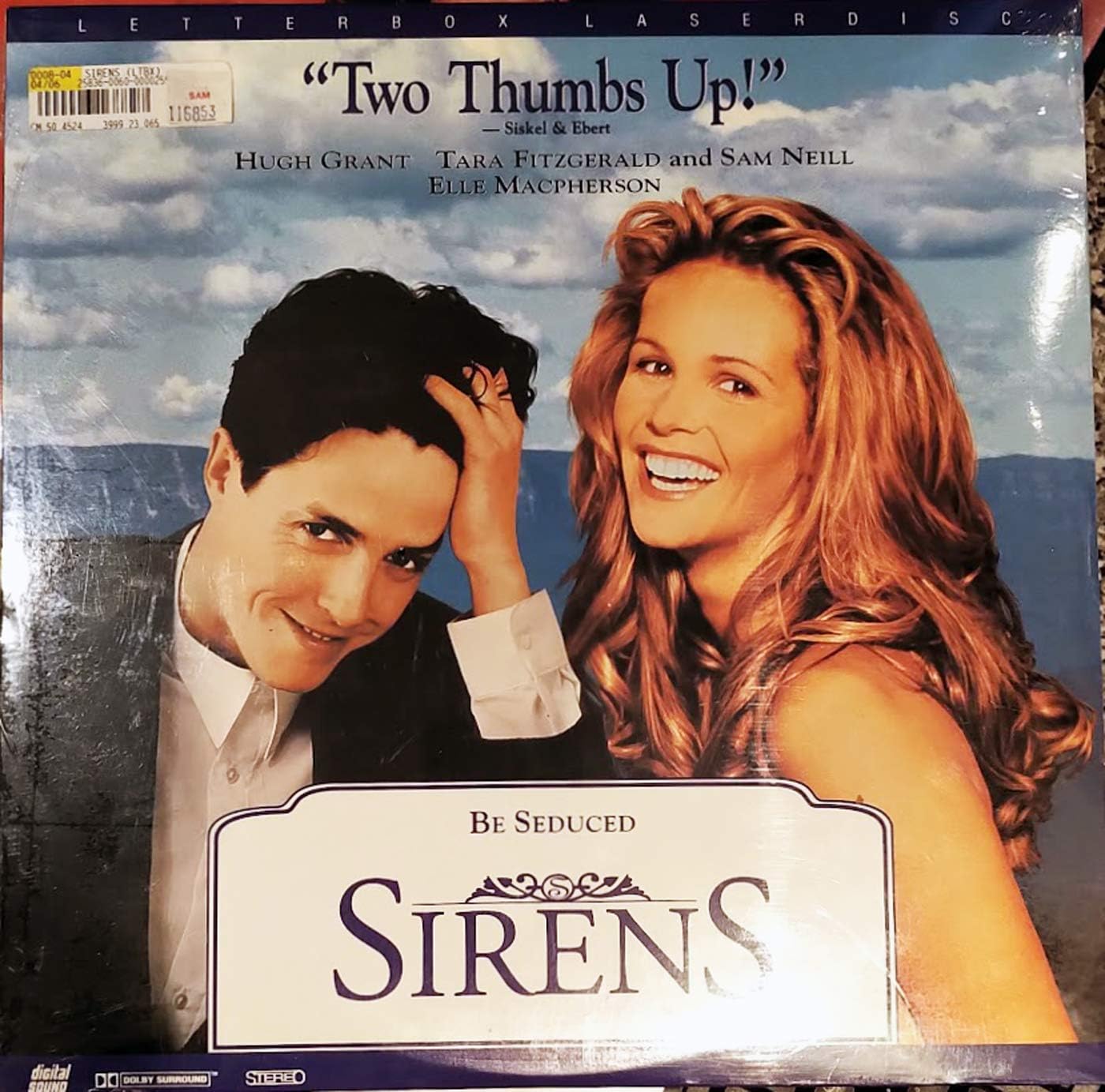 Sirens - Letter Box Edition [ Laser Disc ]: Amazon.ca: Hugh Grant, Tara ...