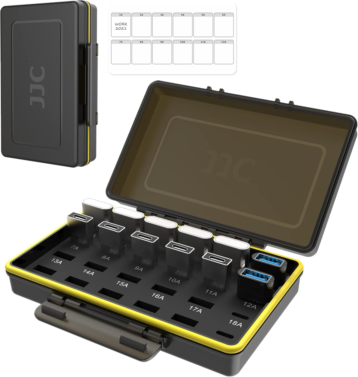 Amazon.com: 20 USB A + 4 USB C Slots 1" Mini USB Device Anti-Lost ...