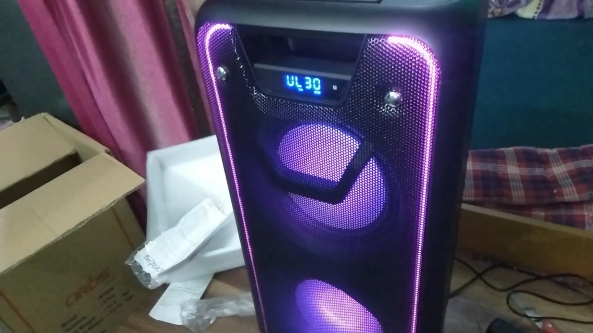 Artis BT900 10 Inch x 2 Karaoke Bluetooth PA System Portable Trolley ...
