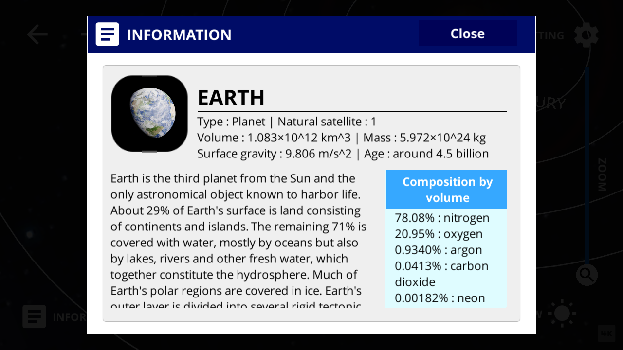 Solar System - App on Amazon Appstore
