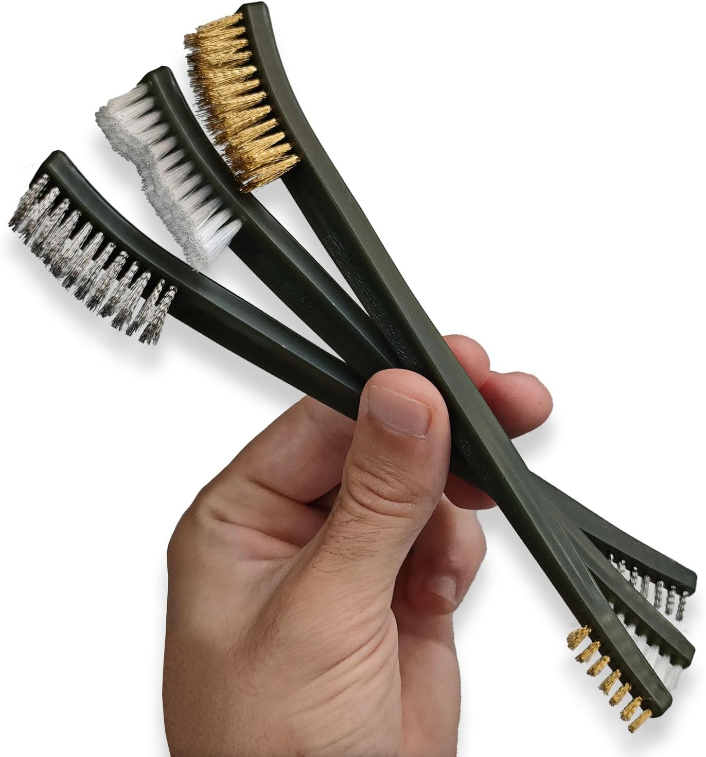 Amazon.com: DeWalt DW49707 Row Small Brass Wire Cleaning brush, 3-Inch ...