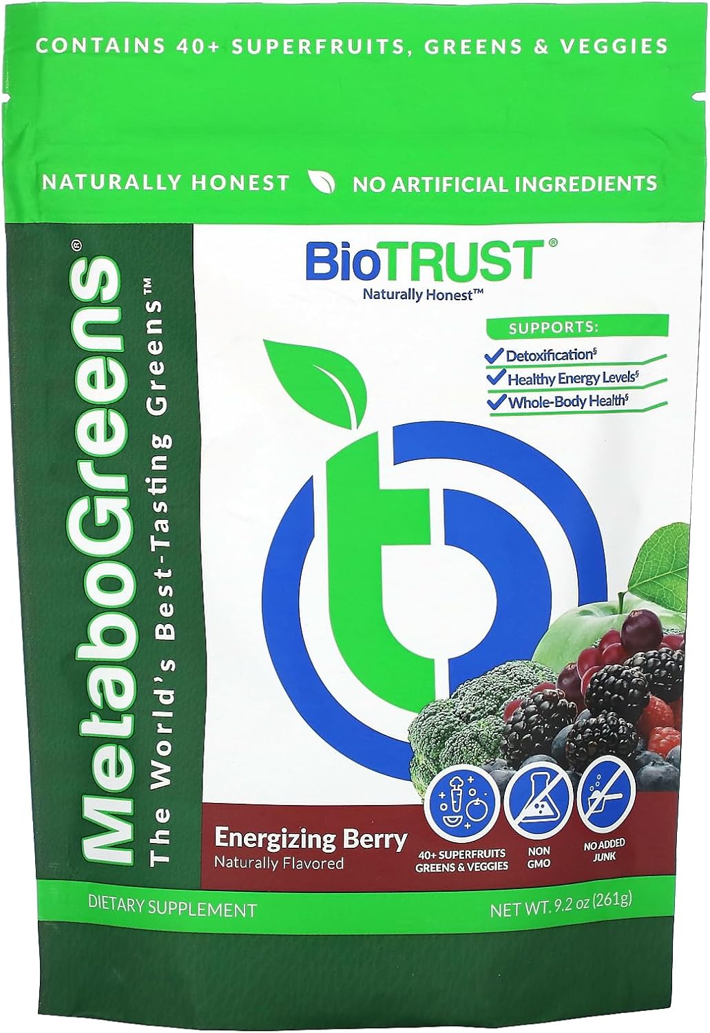 Amazon.com: BioTrust Metabo Greens Superfood Powder - Super Greens ...