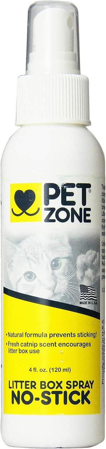 Pet Zone No Stick Litter Box Spray 4 ounce : Amazon.co.uk: Pet Supplies
