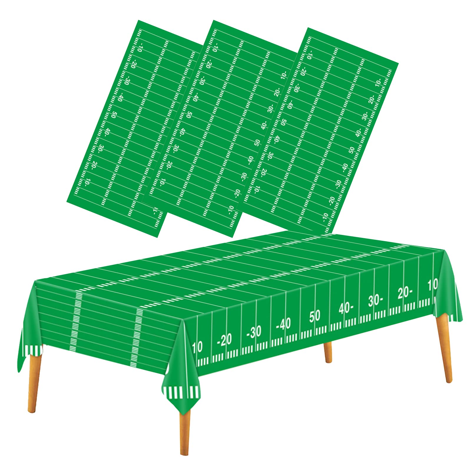 Amazon.com: Poqirzan 3PCS Football Tablecloth Football Touchdown Table ...