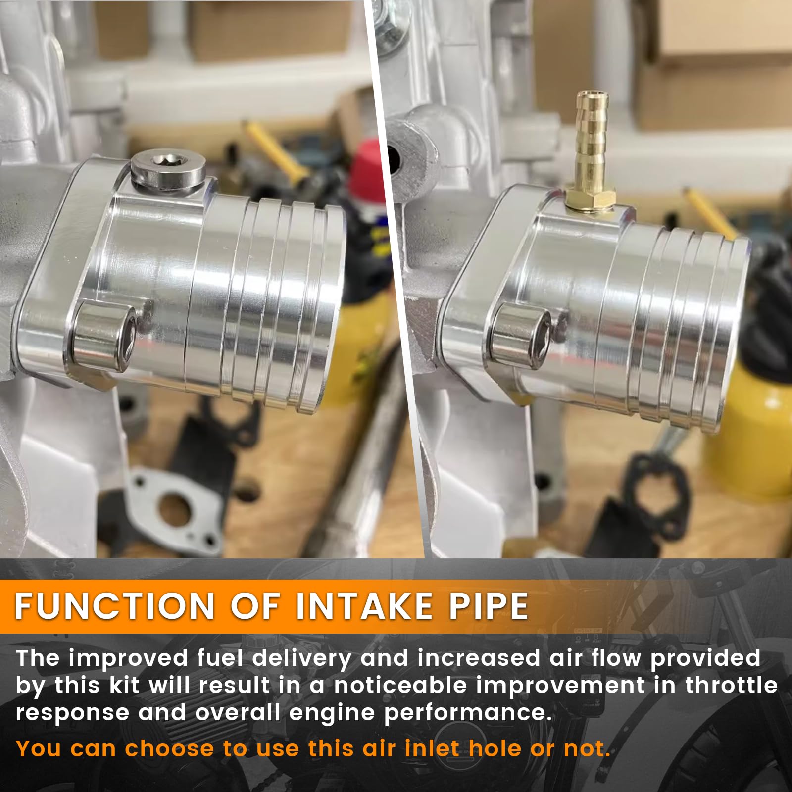 Snapklik.com : Performance PWK34 Carburetor Intake Manifold Kit For ...