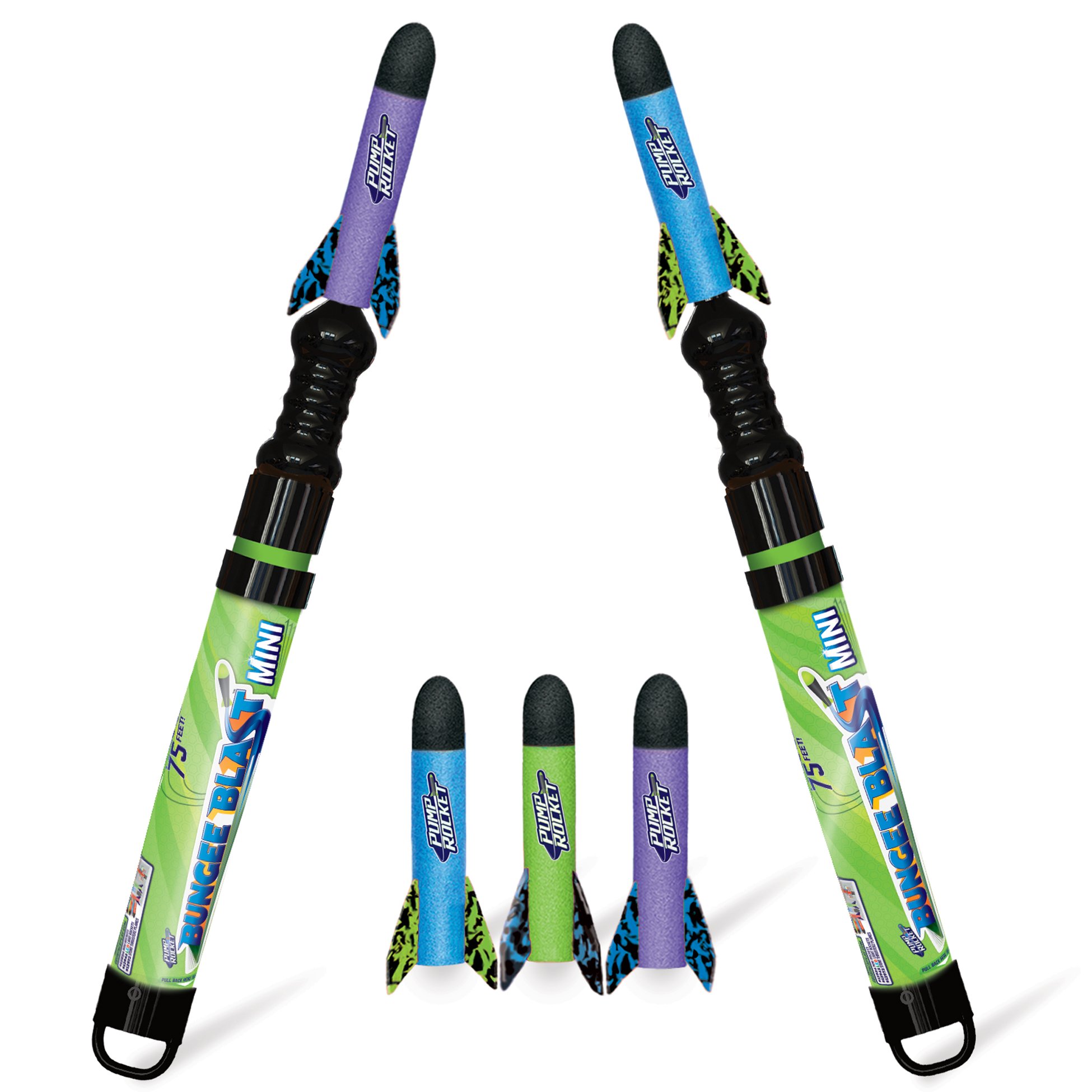 Amazon.com: Geospace Bungee Blast Self Propelled Flying Foam Rocket ...
