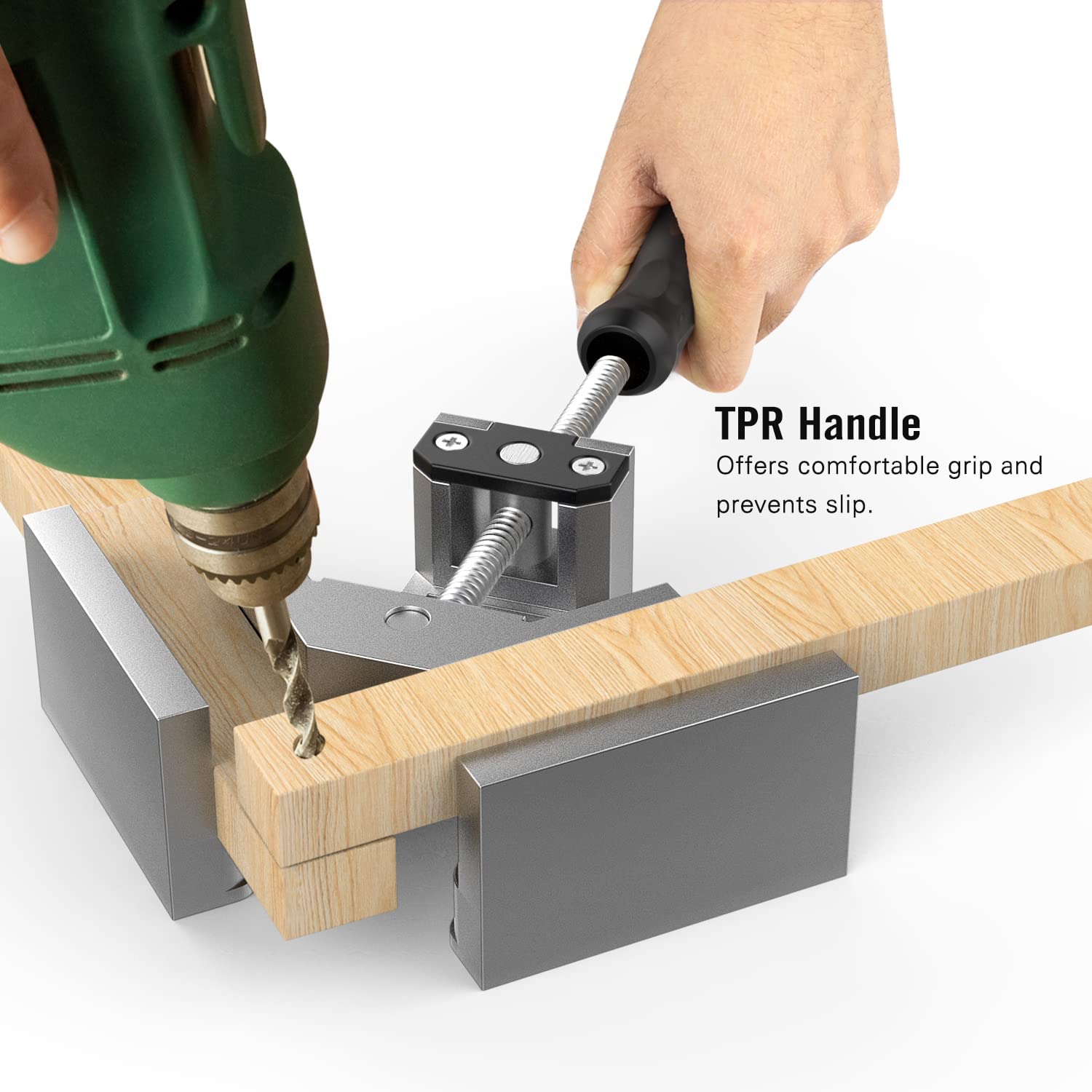 Right Angle Clamp, Housolution [4 PACK] Single Handle 90° Aluminum ...