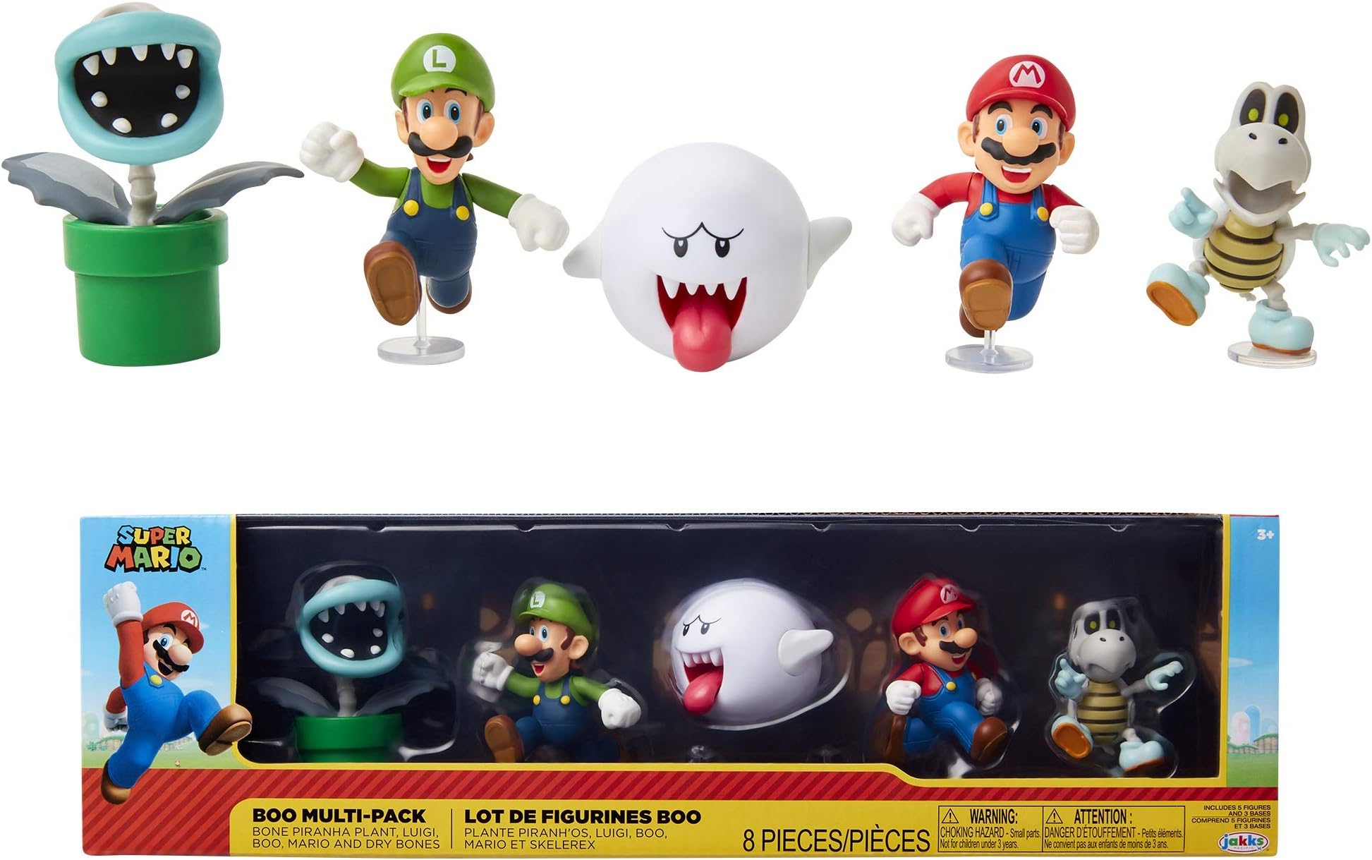 Buy SUPER MARIO 2.5" Action Figure - Boo Mansion 5 Pack Online at Low ...