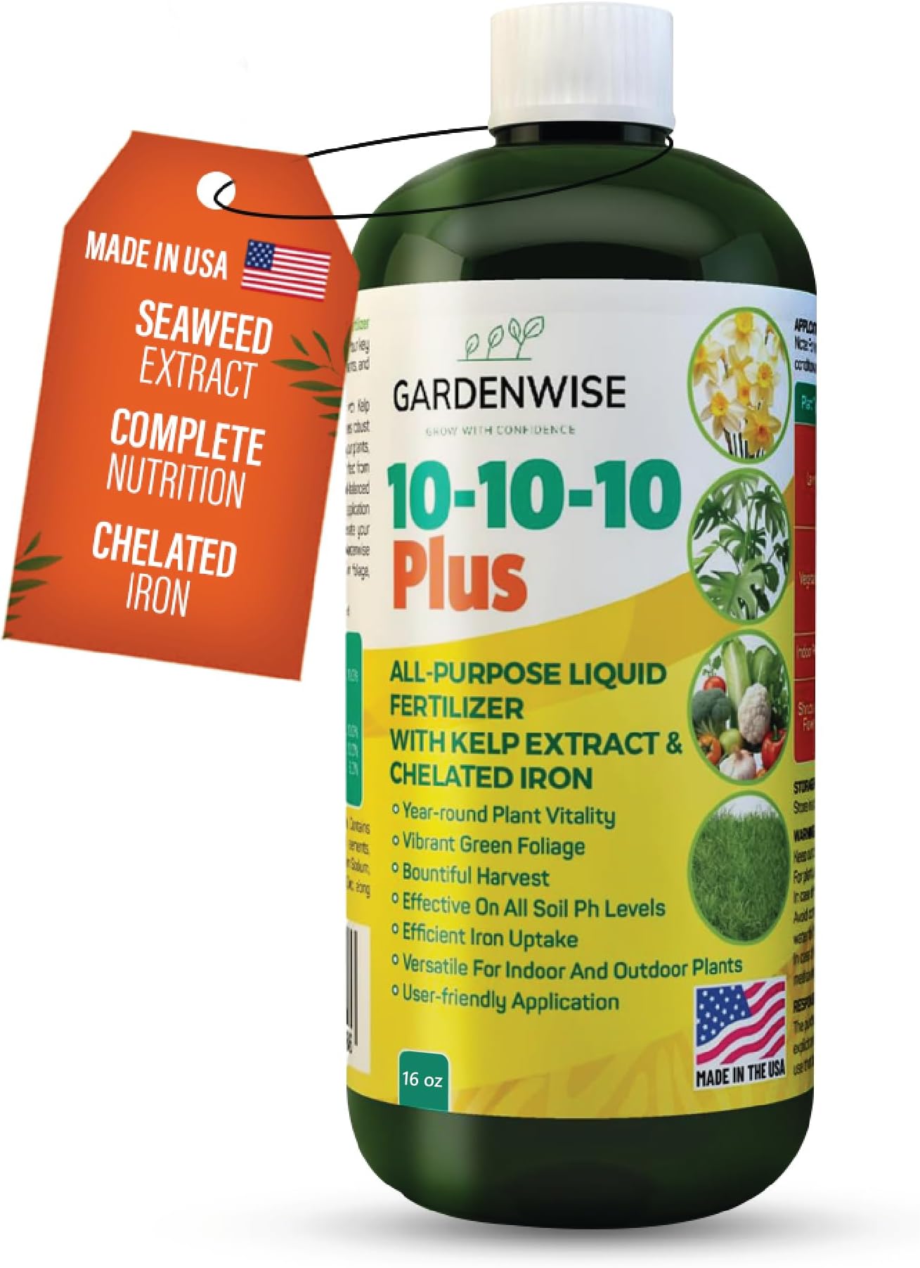 Amazon.com : GORDON'S Triple 10 Liquid Fertilizer 10-10-10, 2.5 Gallon ...