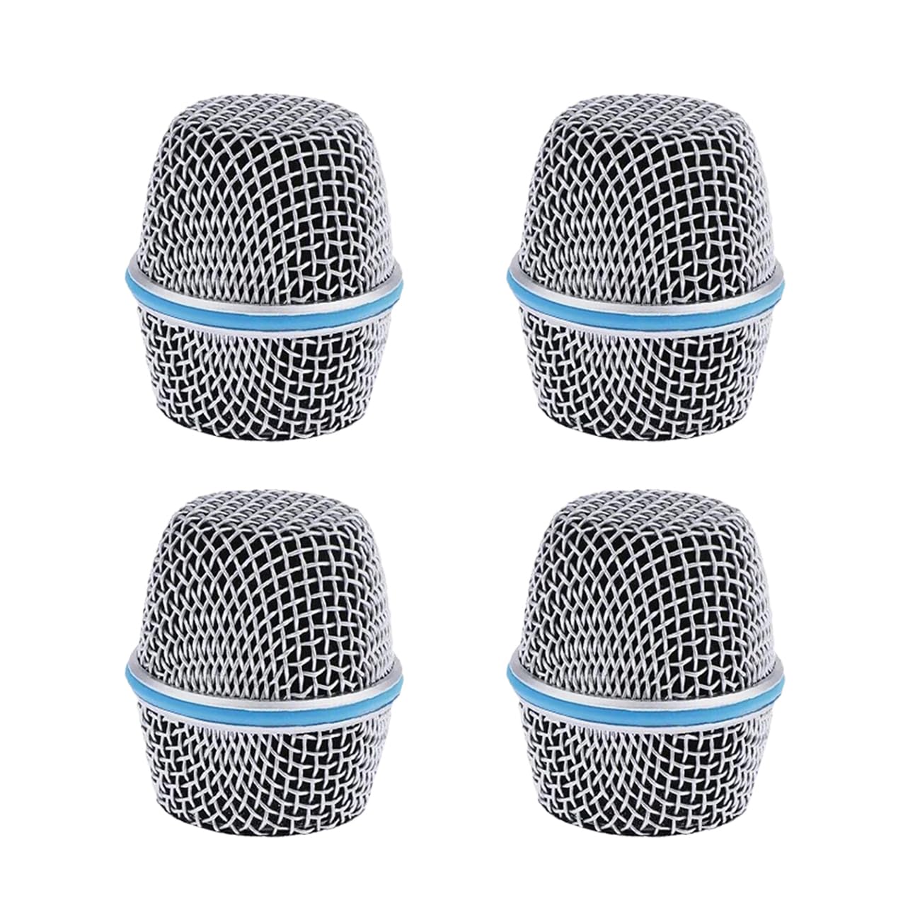 Replacement Microphone Grill, Steel Mesh Mic Grille Ball Heads ...