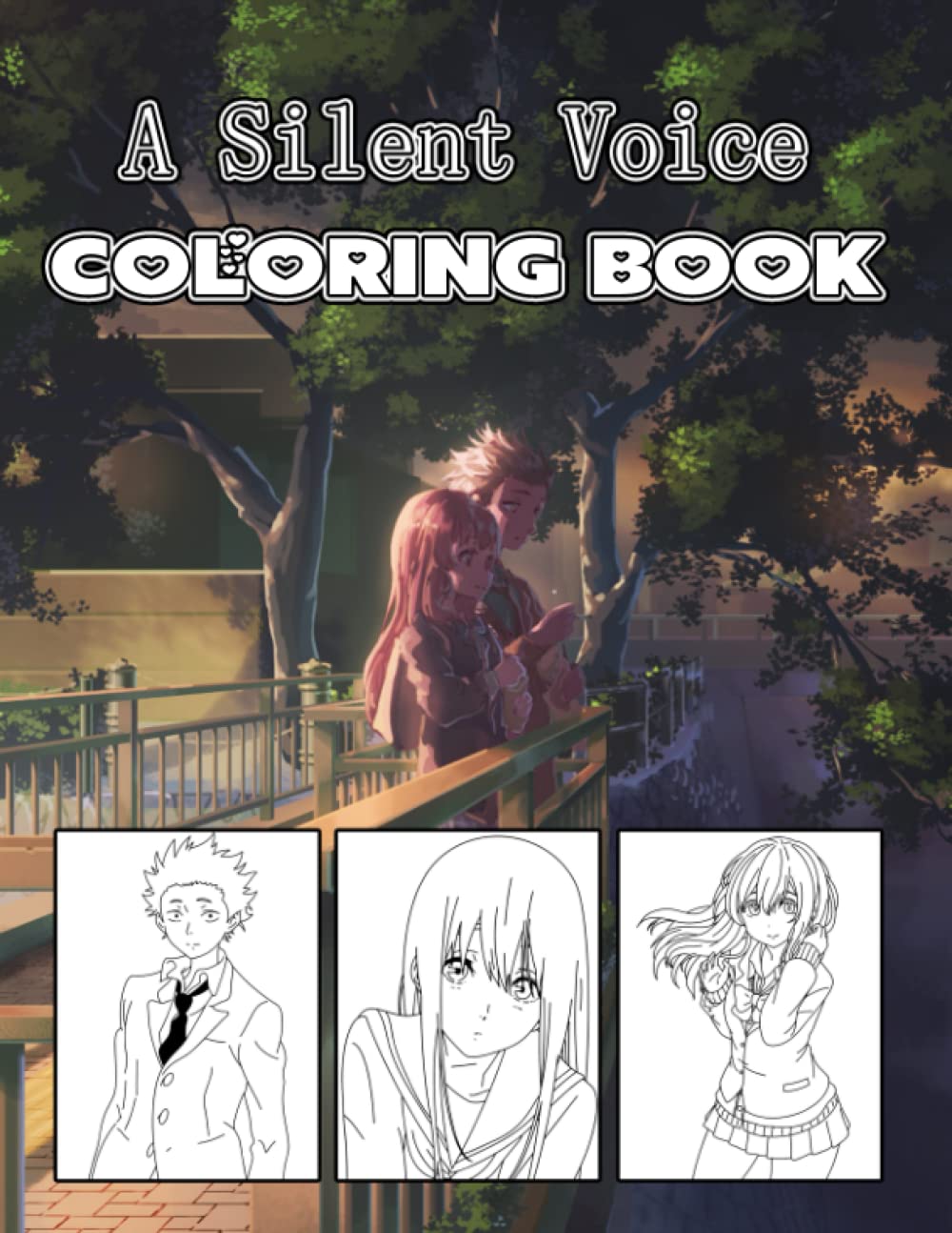 A Silent Voice Coloring Book A Cool Coloring Book Many | Desertcart Kenya
