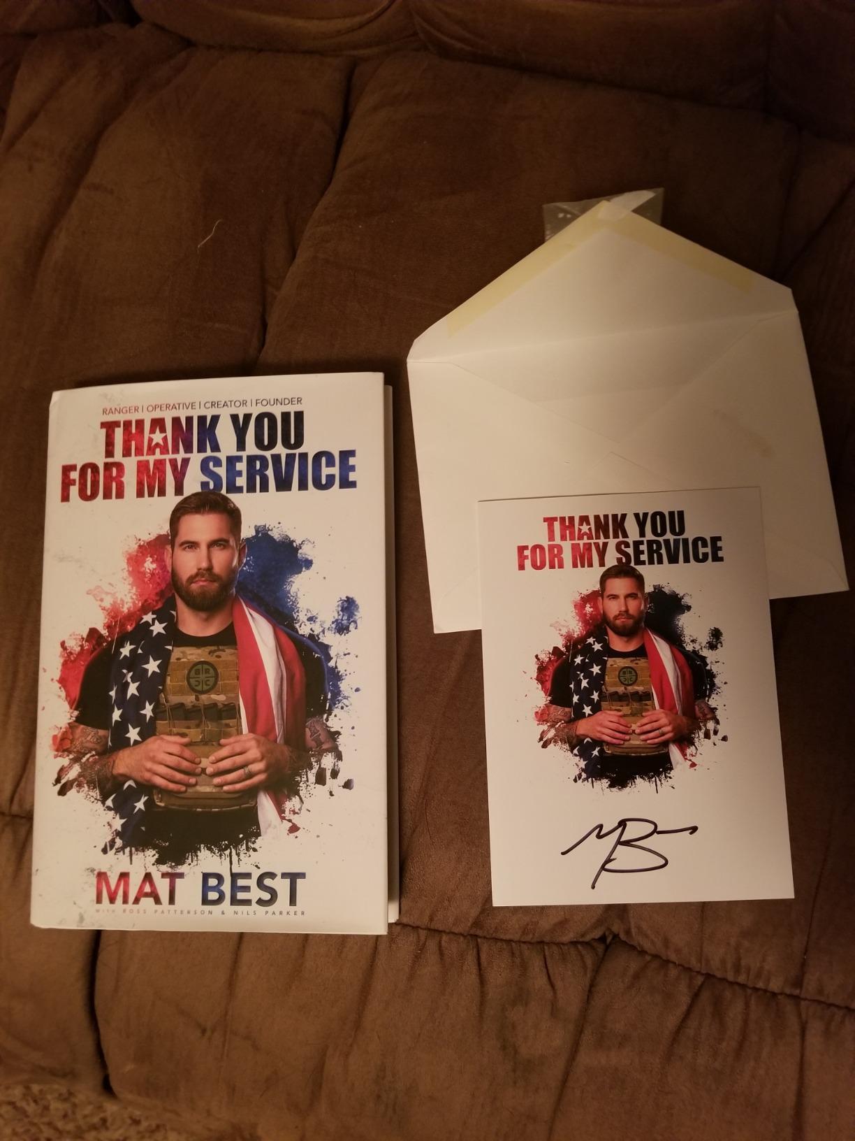 Amazon.com: Thank You for My Service: 9781524796495: Best, Mat ...