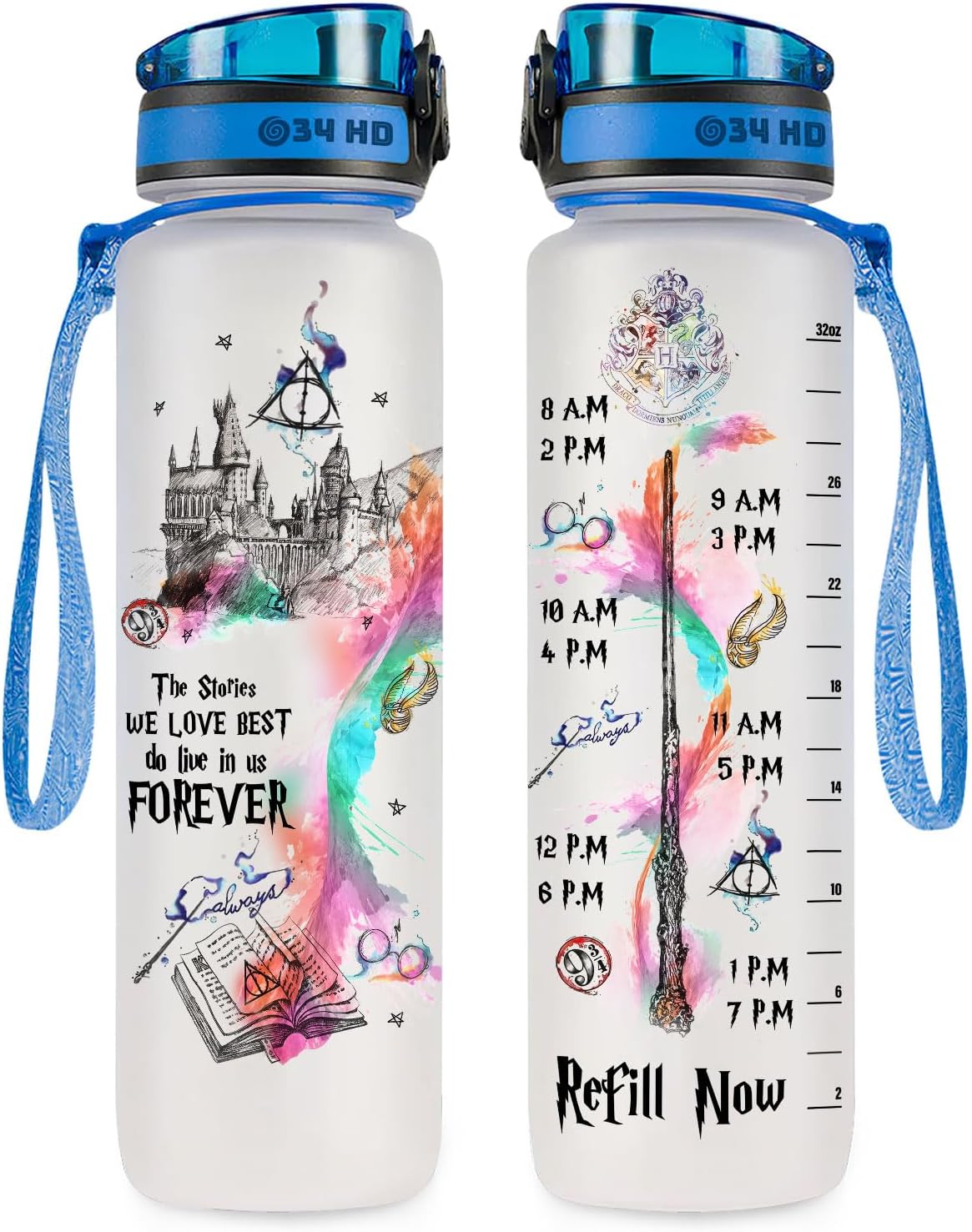 Amazon.com: Harry Potter Water Bottle Hedwig Letter Owl 600ml Plastic ...