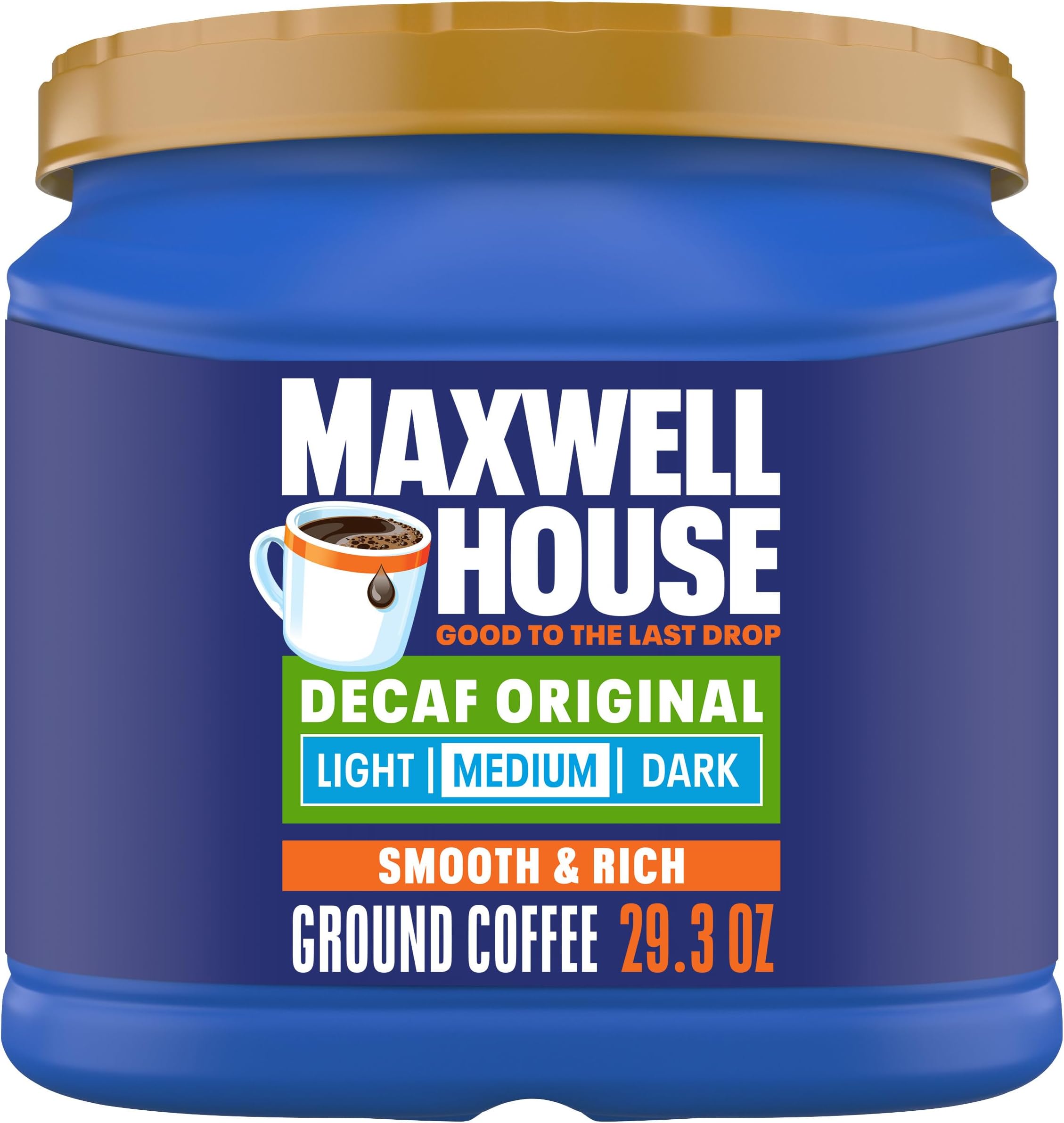 Amazon.com: Maxwell House Medium Roast Wake Up Roast Ground Coffee, 30. ...