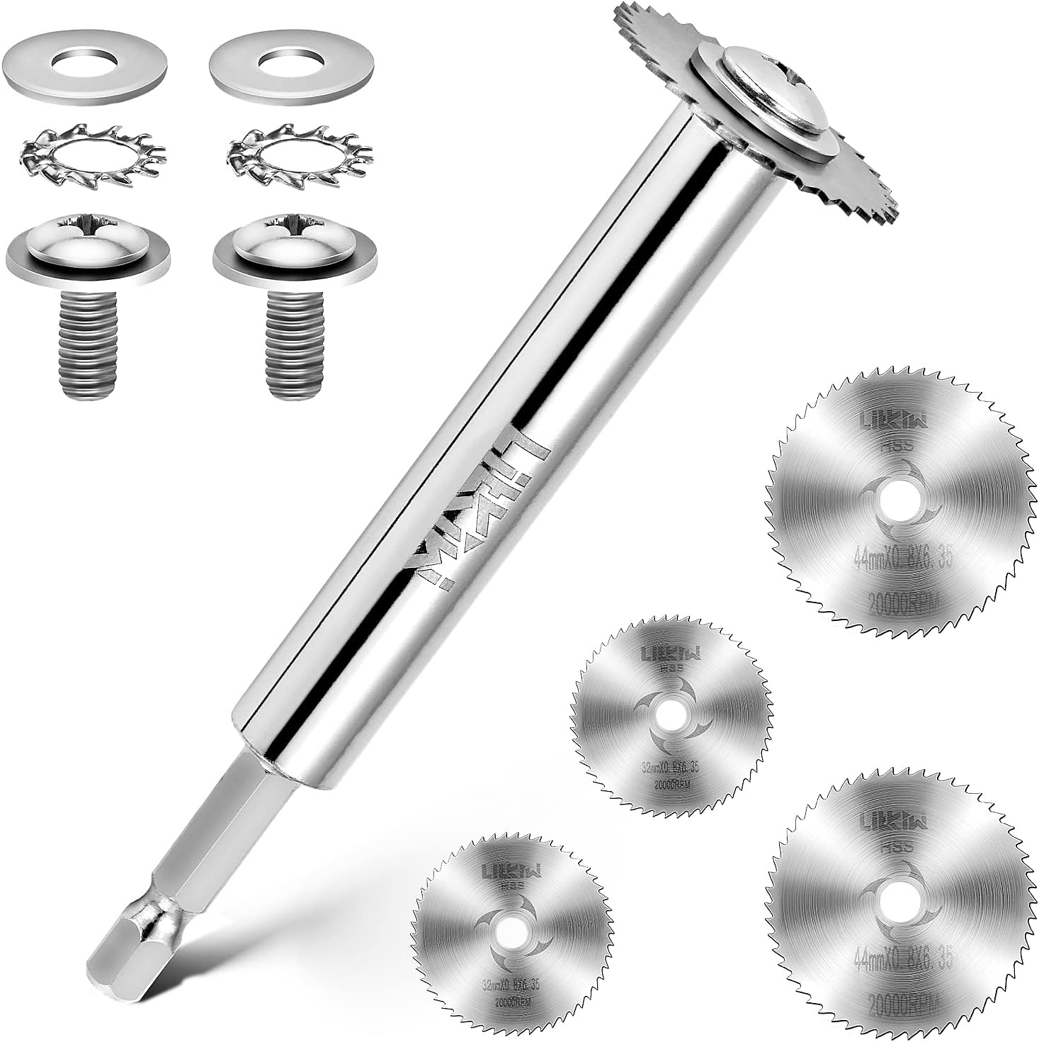 Prozwee PVC Pipe Inside Cutter(4Pcs Saw Blades) with 1/4" Hex Shank ...