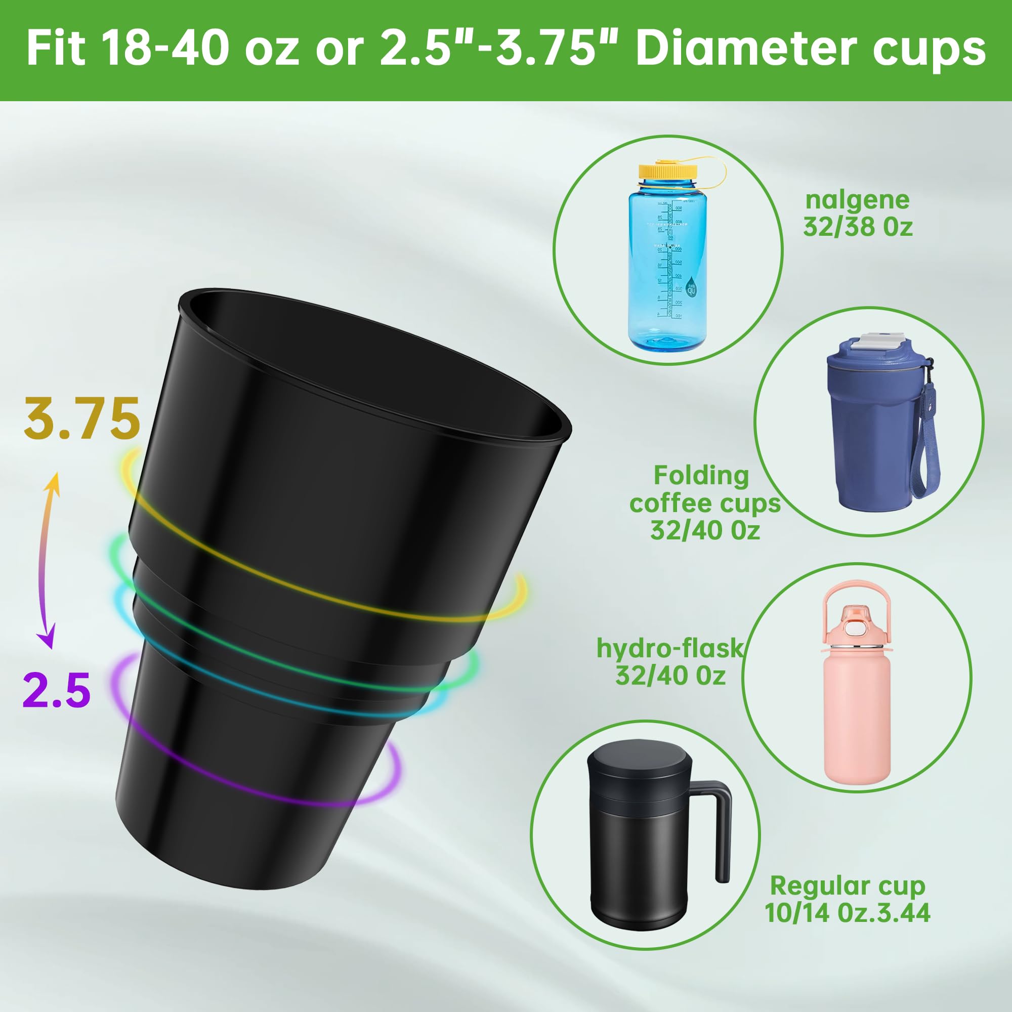 Snapklik.com : 2 Pack Golf Cart Cup Holder, Dash Adapter For Portable Propane Heater Cylinder ...