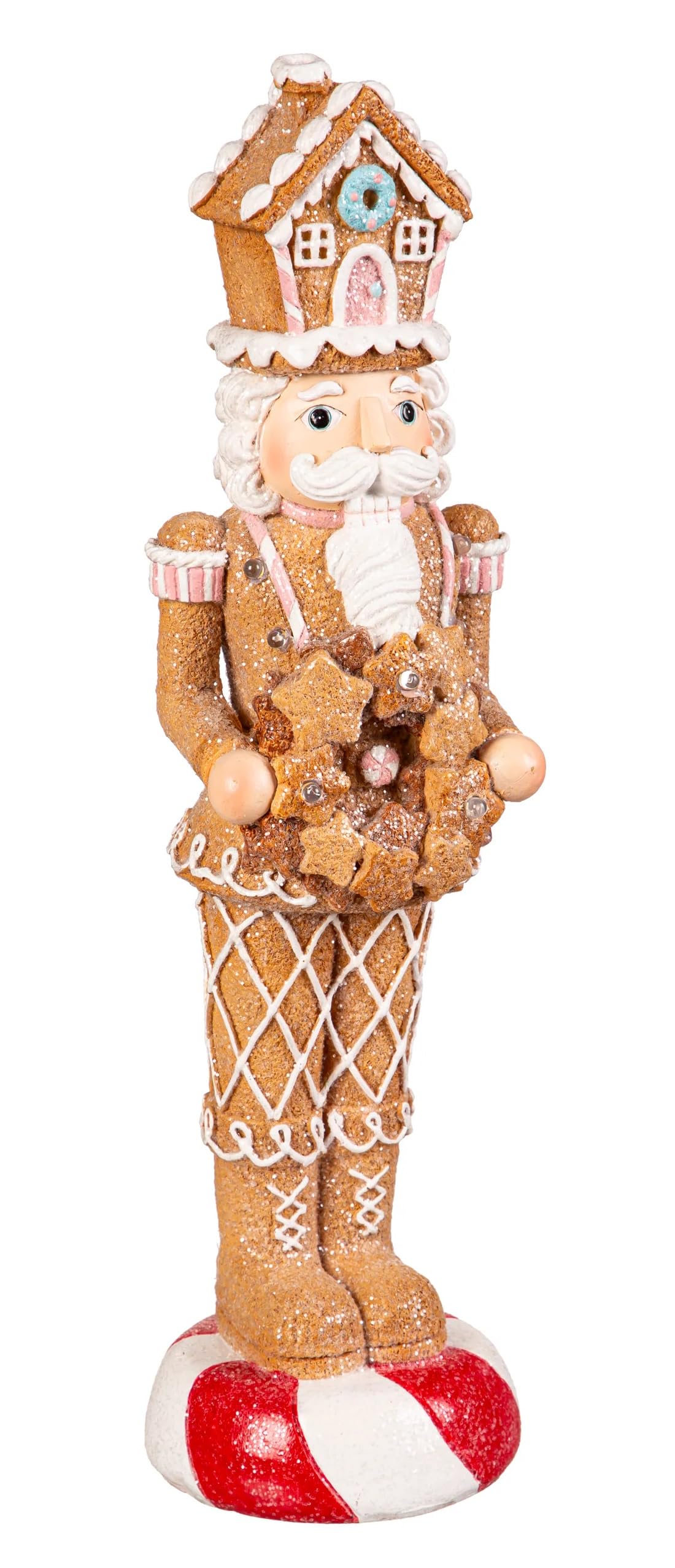 Amazon.com: The Bridge Collection 14.5-Inch Light-Up Resin Nutcracker ...