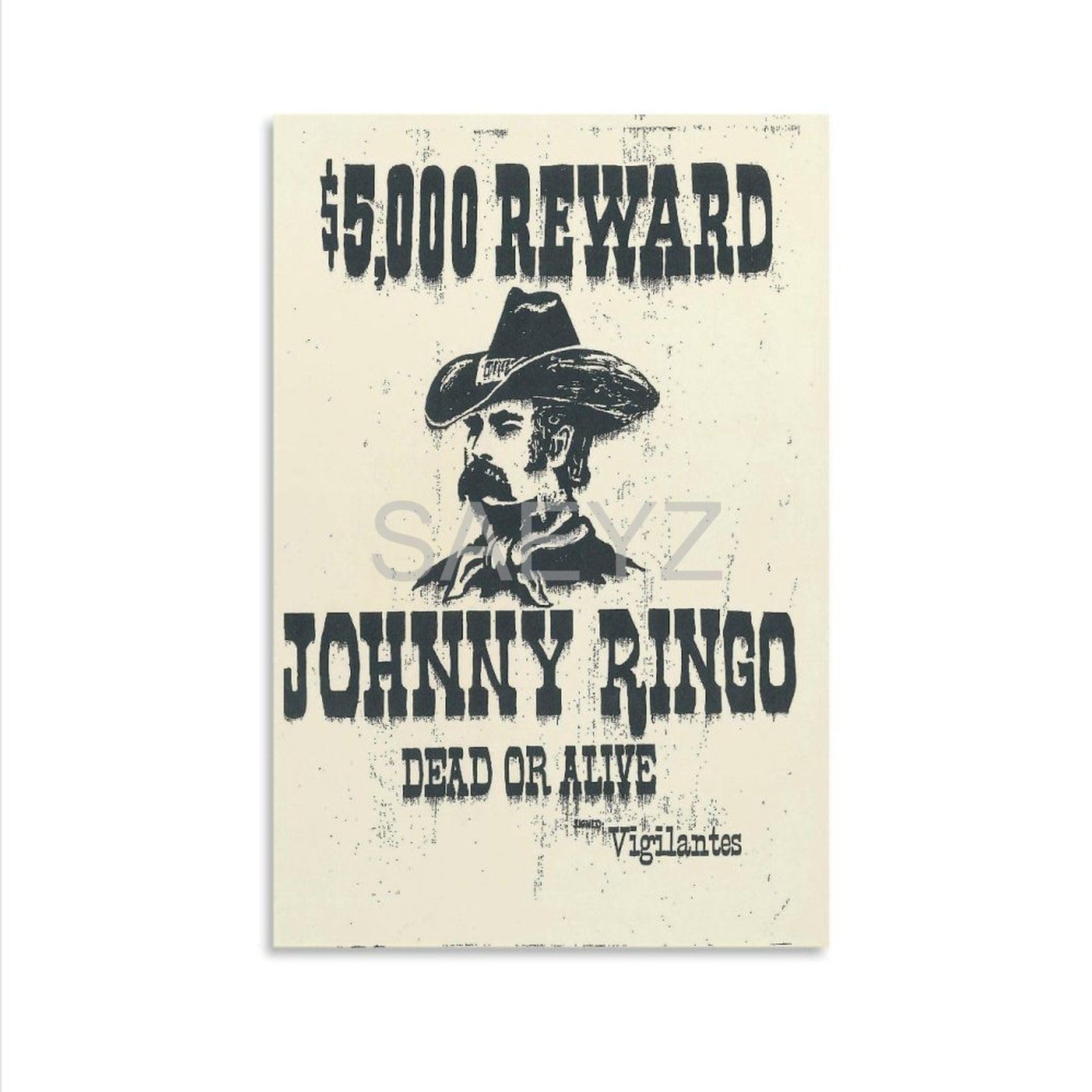 Johnny Ringo Wanted Poster
