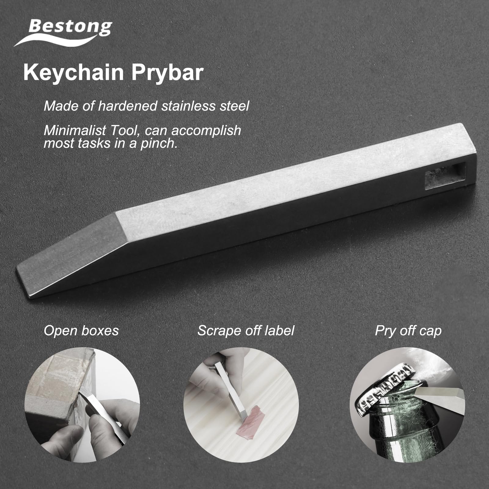 Snapklik.com : EDC Pry Bar - Mini Keychain Prybar For Every Day Carry