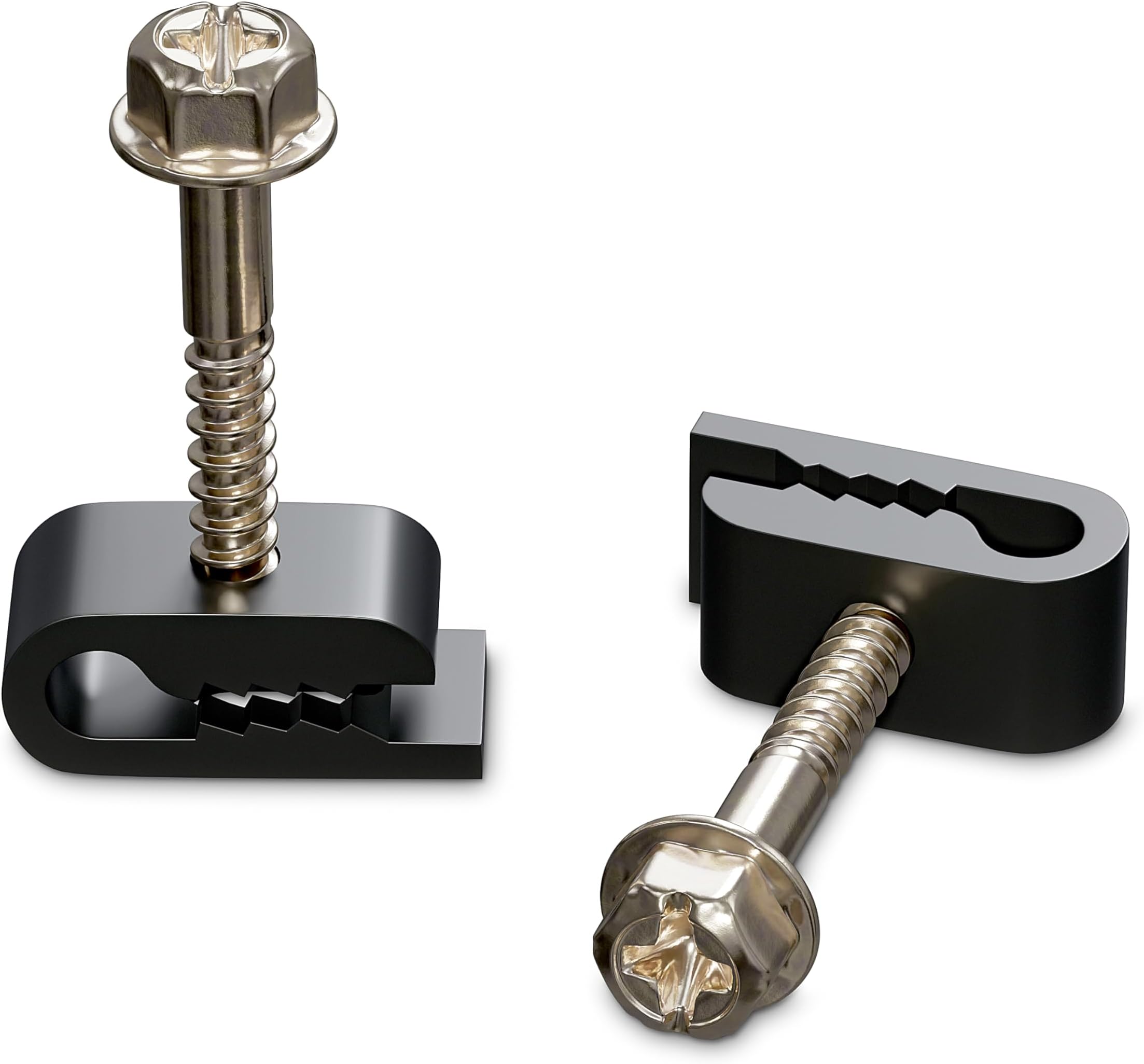 Amazon.com: Telecrafter Single RG6 or RG59 Wire Screw Clip 100 pc Bag ...